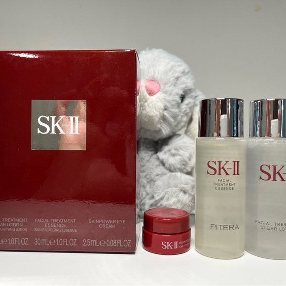 SK-Ⅱ | Skincare | Skii Pitera Kit 3pc Set Clear Lotion Facial Treatment Eye Cream Nwb | Poshmark